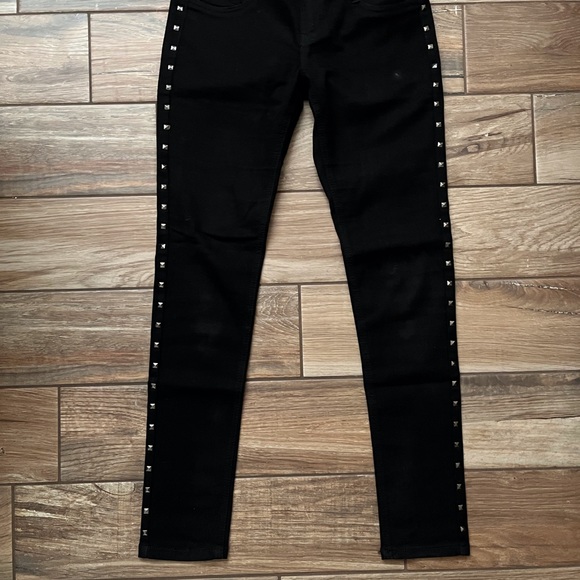 Blue Spice | Jeans | Black Studded Pants | Poshmark